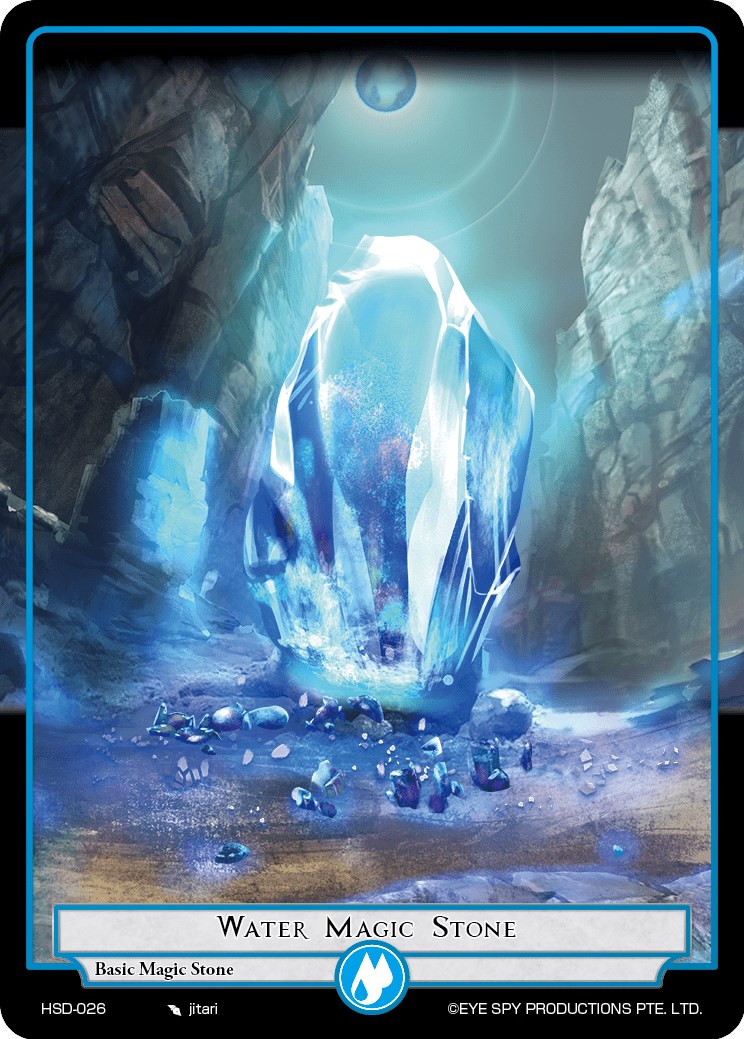 Water Magic Stone - Hero Cluster Starter Decks - Force of Will