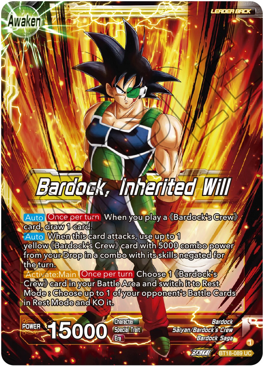 Bardock's Crew // Bardock, Inherited Will - Dawn of the Z-Legends ...