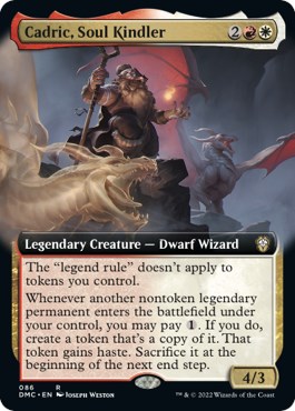 Cadric, Soul Kindler (Extended Art) - Commander: Dominaria United ...