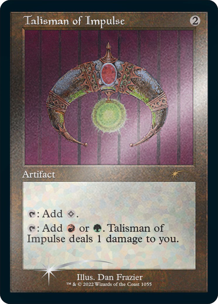 Talisman of Impulse (Retro Frame) (Foil Etched) - Secret Lair Drop ...