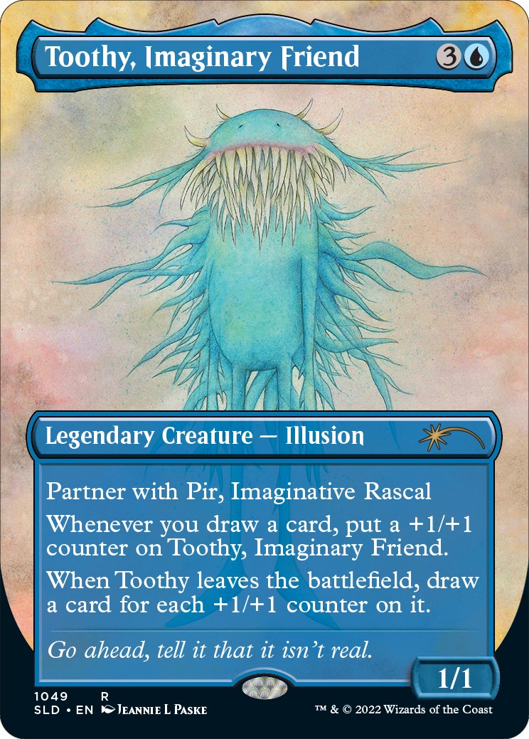 Toothy, Imaginary Friend (Borderless) - Secret Lair Drop Series - Magic ...