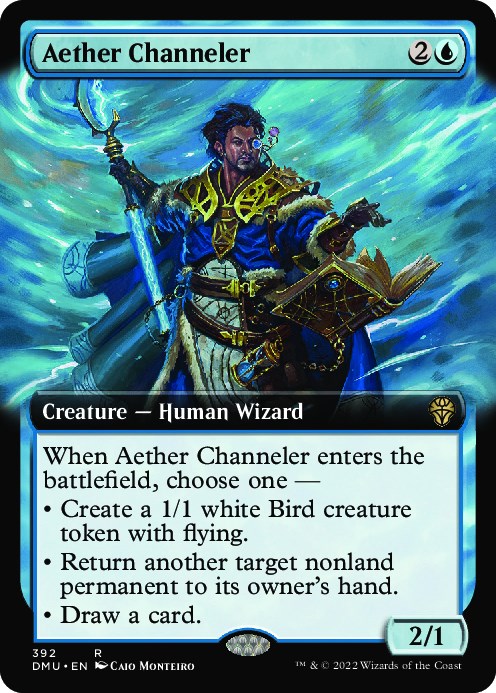 Aether Channeler (Extended Art) - Dominaria United - Magic: The Gathering