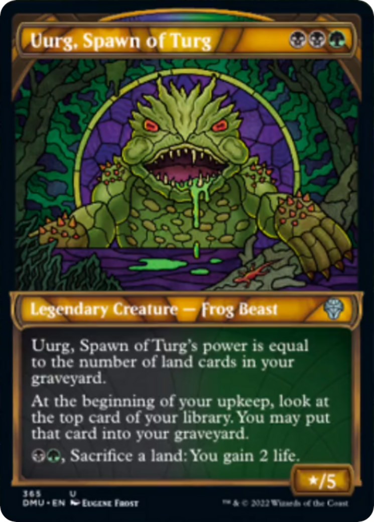 Uurg, Spawn of Turg (Textured Foil) - Dominaria United - Magic: The ...