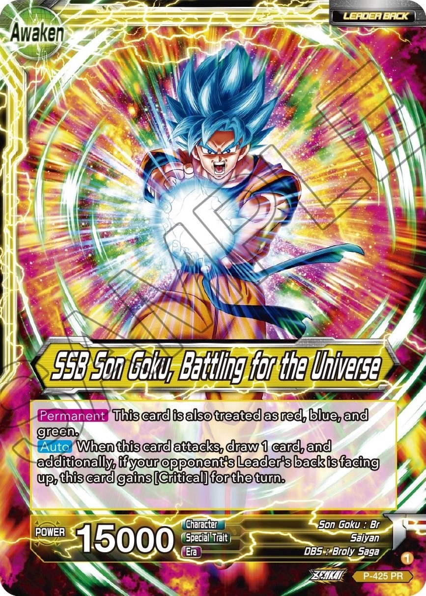 Son Goku // SSB Son Goku, Battling for the Universe - Promotion Cards ...