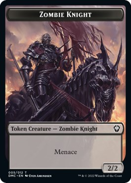 Zombie Knight // Griffin Double-sided Token - Commander: Dominaria ...