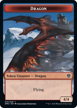 Mtg Dragon Token