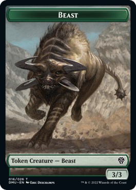 Beast Token - Dominaria United - Magic: The Gathering