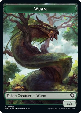 Wurm Token - Commander: Dominaria United - Magic: The Gathering