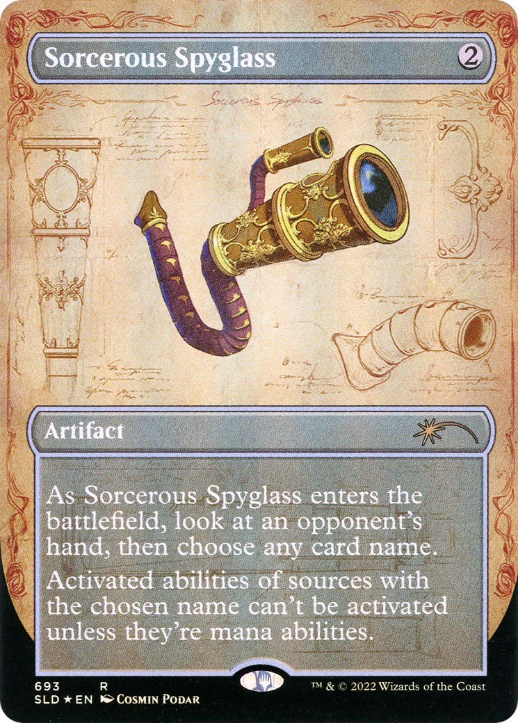 Sorcerous Spyglass (Borderless) - Secret Lair Drop Series - Magic: The ...