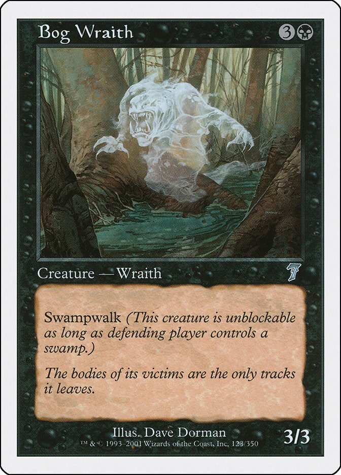 Bog Wraith - 7th Edition - Magic: The Gathering