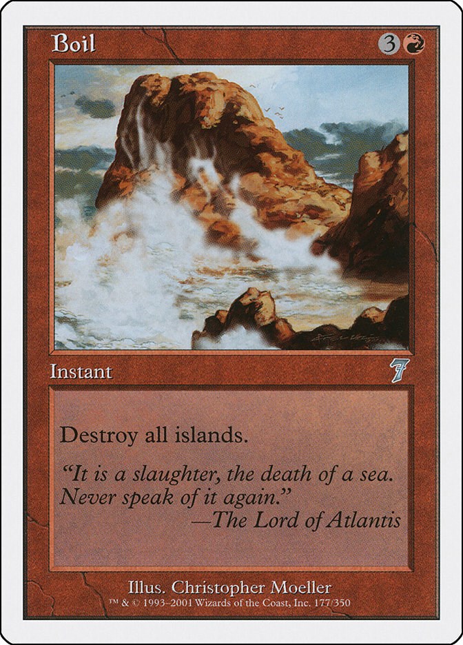 Boil - 7th Edition - Magic: The Gathering