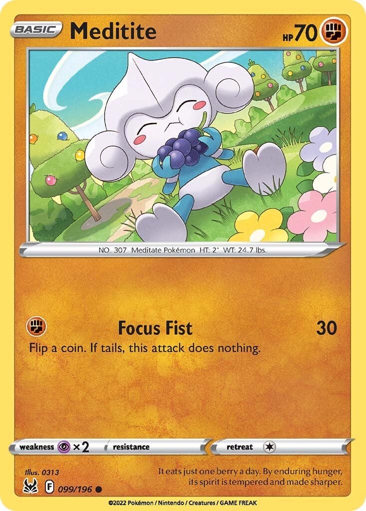 Meditite - SWSH11: Lost Origin - Pokemon