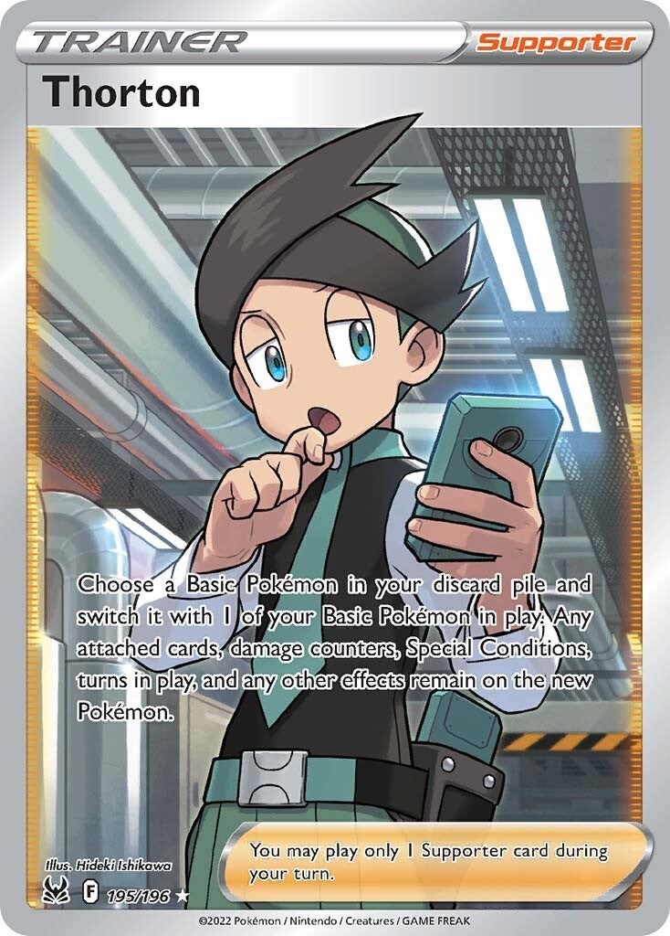 Thorton Full Art Swsh11 Lost Origin Pokemon