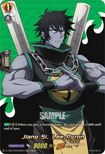 Jiang Si, Lee Pyron (SKR) - D-TB03: Shaman King - Cardfight Vanguard