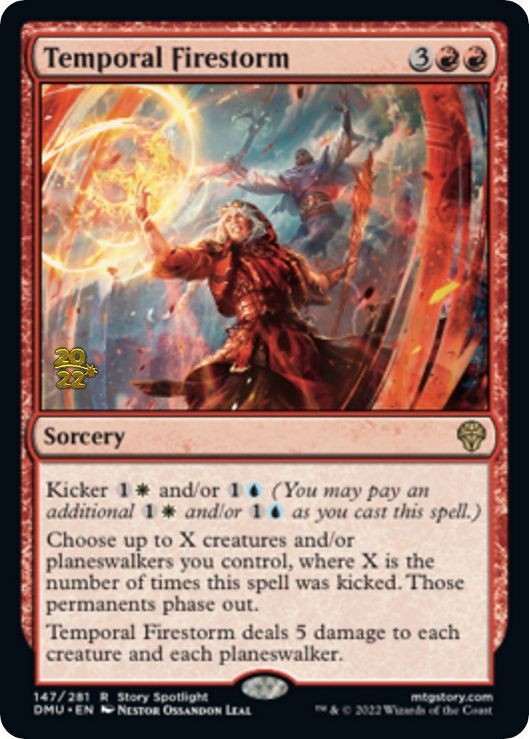 Temporal Firestorm - Prerelease Cards - Magic: The Gathering