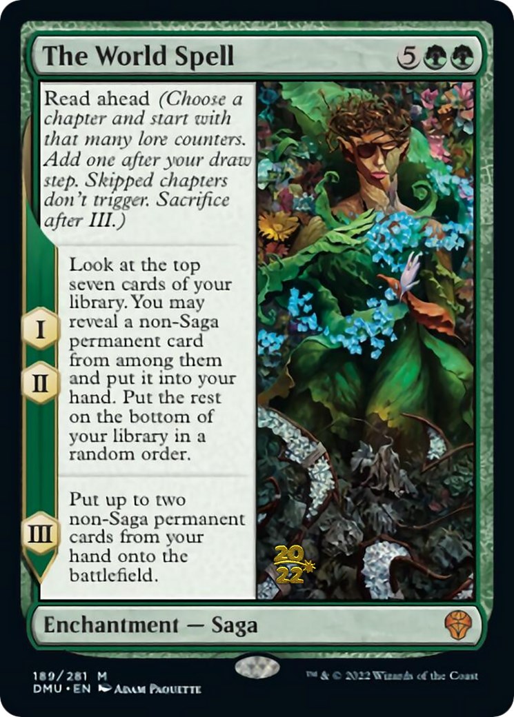 The World Spell - Prerelease Cards - Magic: The Gathering
