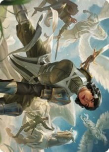 Resolute Reinforcements Art Card - Art Series: Dominaria United - Magic ...