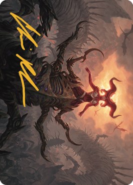 Sheoldred, the Apocalypse Art Card (Gold-Stamped Signature) - Art ...