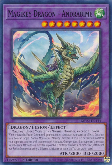 Magikey Dragon - Andrabime - 2022 Tin of the Pharaoh's Gods - YuGiOh