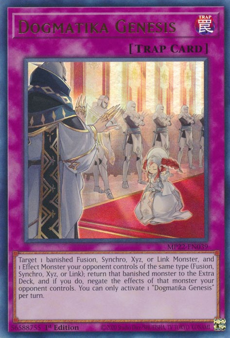 Dogmatika Genesis - 2022 Tin of the Pharaoh's Gods - YuGiOh