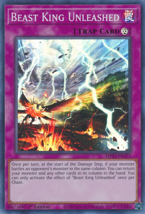 Beast King Unleashed - 2022 Tin of the Pharaoh's Gods - YuGiOh