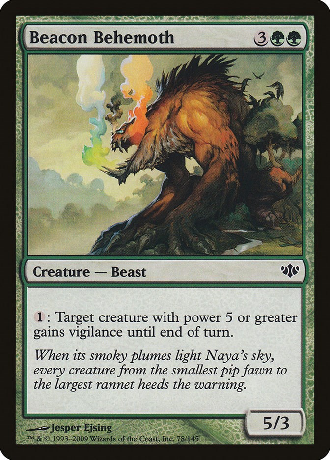 Beacon Behemoth - Conflux - Magic: The Gathering