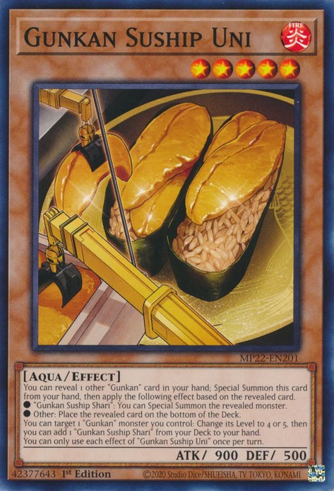 Gunkan Suship Uni - 2022 Tin of the Pharaoh's Gods - YuGiOh