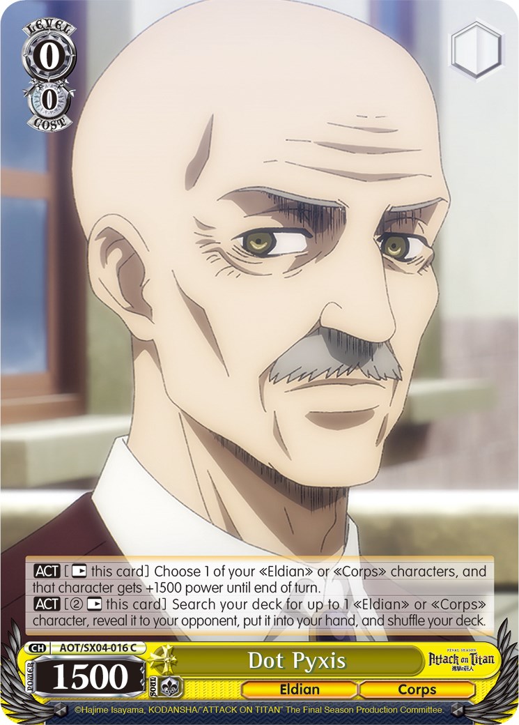 Dot Pyxis - Attack On Titan: Final Season - Weiss Schwarz