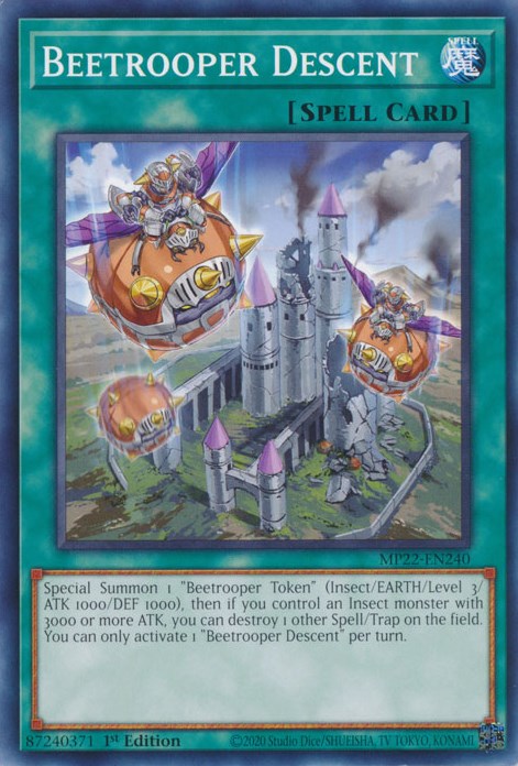 Beetrooper Descent - 2022 Tin of the Pharaoh's Gods - YuGiOh