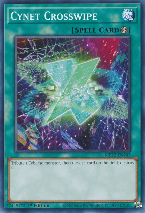 Cynet Crosswipe - 2022 Tin of the Pharaoh's Gods - YuGiOh