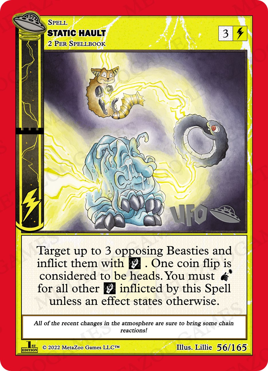 Static Hault - UFO: First Edition Spoiler Pack - MetaZoo