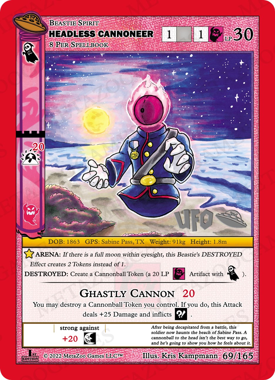 Headless Cannoneer - UFO: First Edition Spoiler Pack - MetaZoo