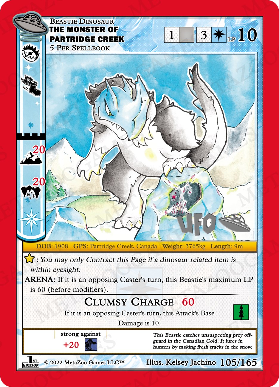 The Monster of Partridge Creek - UFO: First Edition Spoiler Pack - MetaZoo