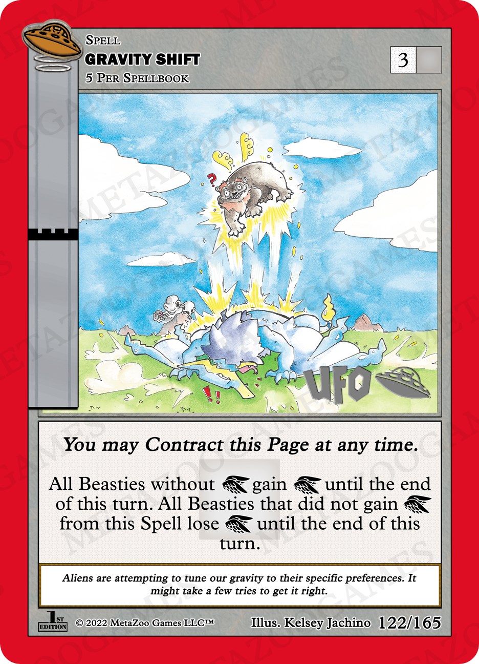 Gravity Shift - UFO: First Edition Spoiler Pack - MetaZoo