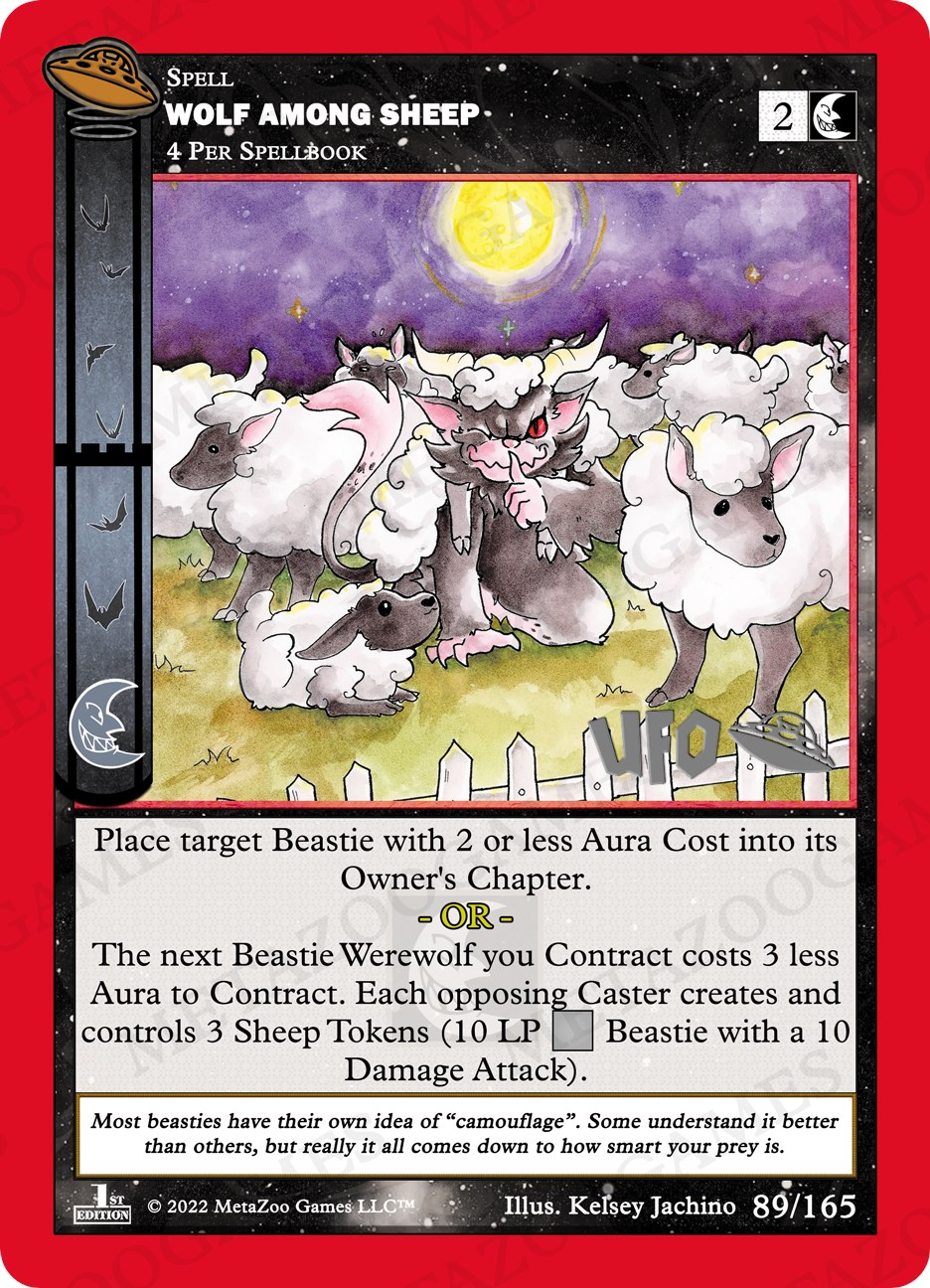 Wolf Among Sheep - UFO: First Edition Spoiler Pack - MetaZoo