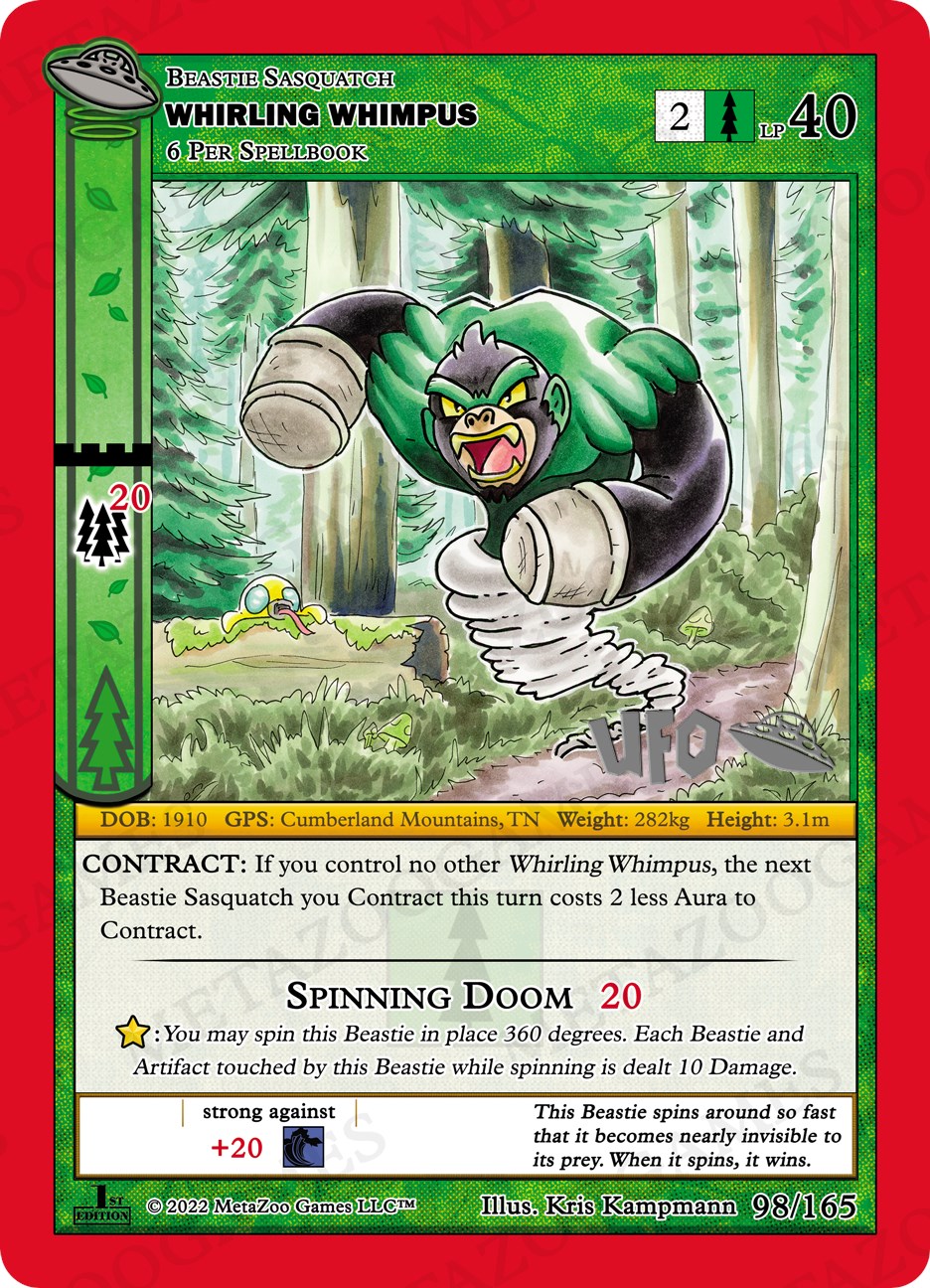 Whirling Whimpus - UFO: First Edition Spoiler Pack - MetaZoo