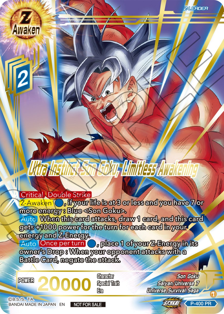 Ultra Instinct Son Goku, Limitless Awakening (Gold-Stamped) - Promotion ...