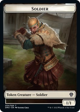 Soldier // Sand Warrior Double-sided Token - Dominaria United - Magic ...