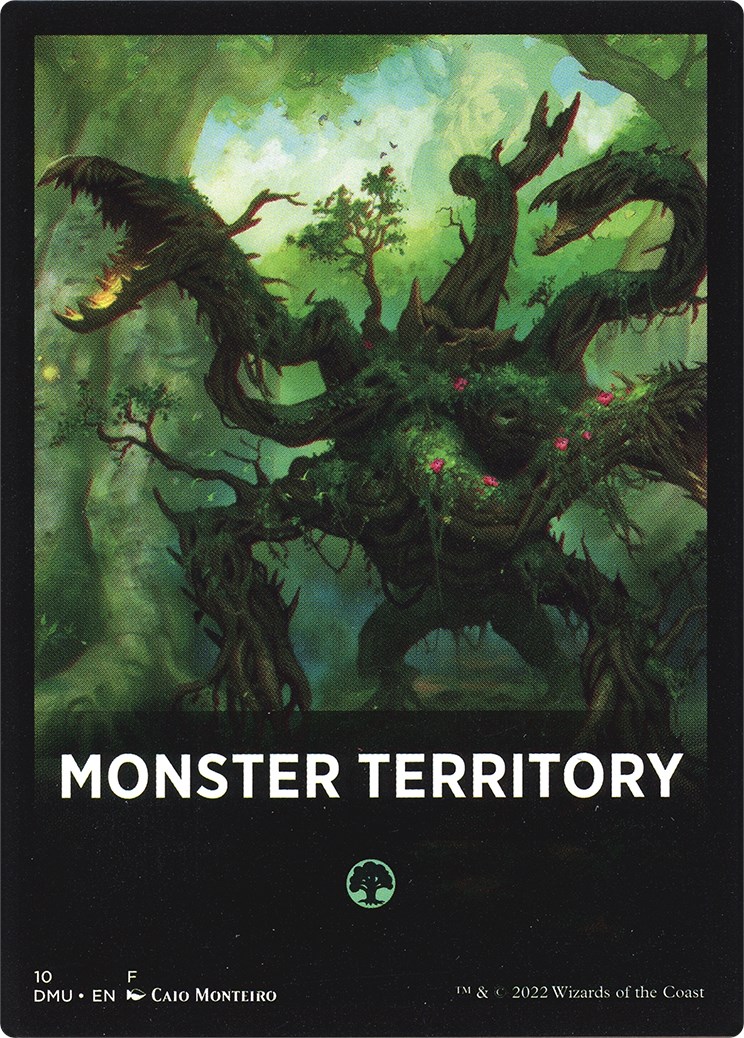 Monster Territory Theme Card - Dominaria United - Magic: The Gathering