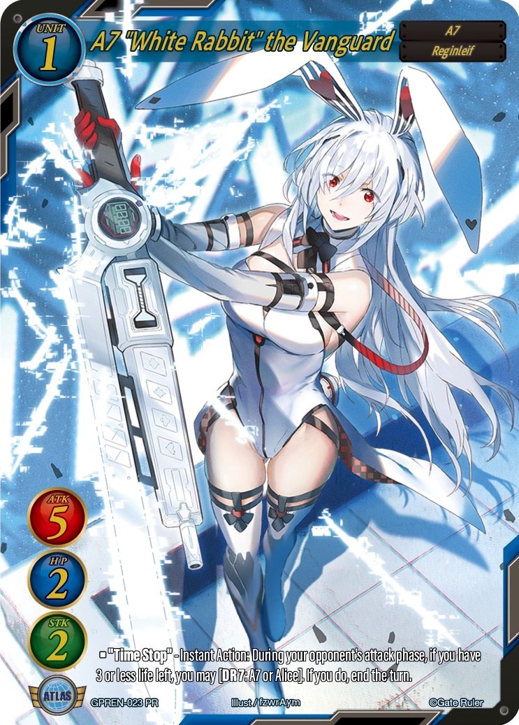 A7 "White Rabbit" the Vanguard - Gate Ruler Promo Cards - Gate Ruler