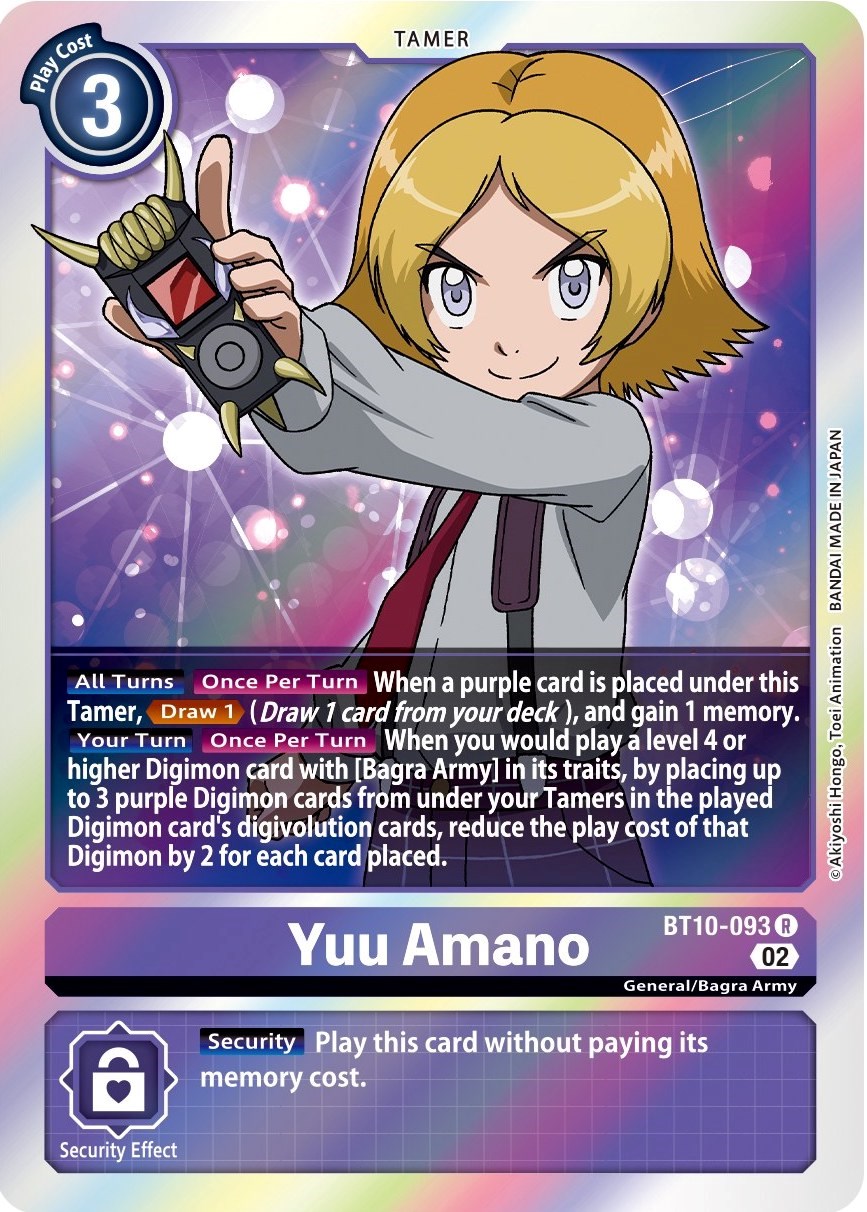 Yuu Amano - Xros Encounter - Digimon Card Game