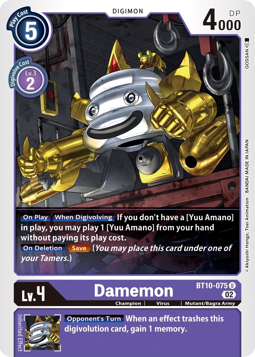 Damemon - Xros Encounter - Digimon Card Game