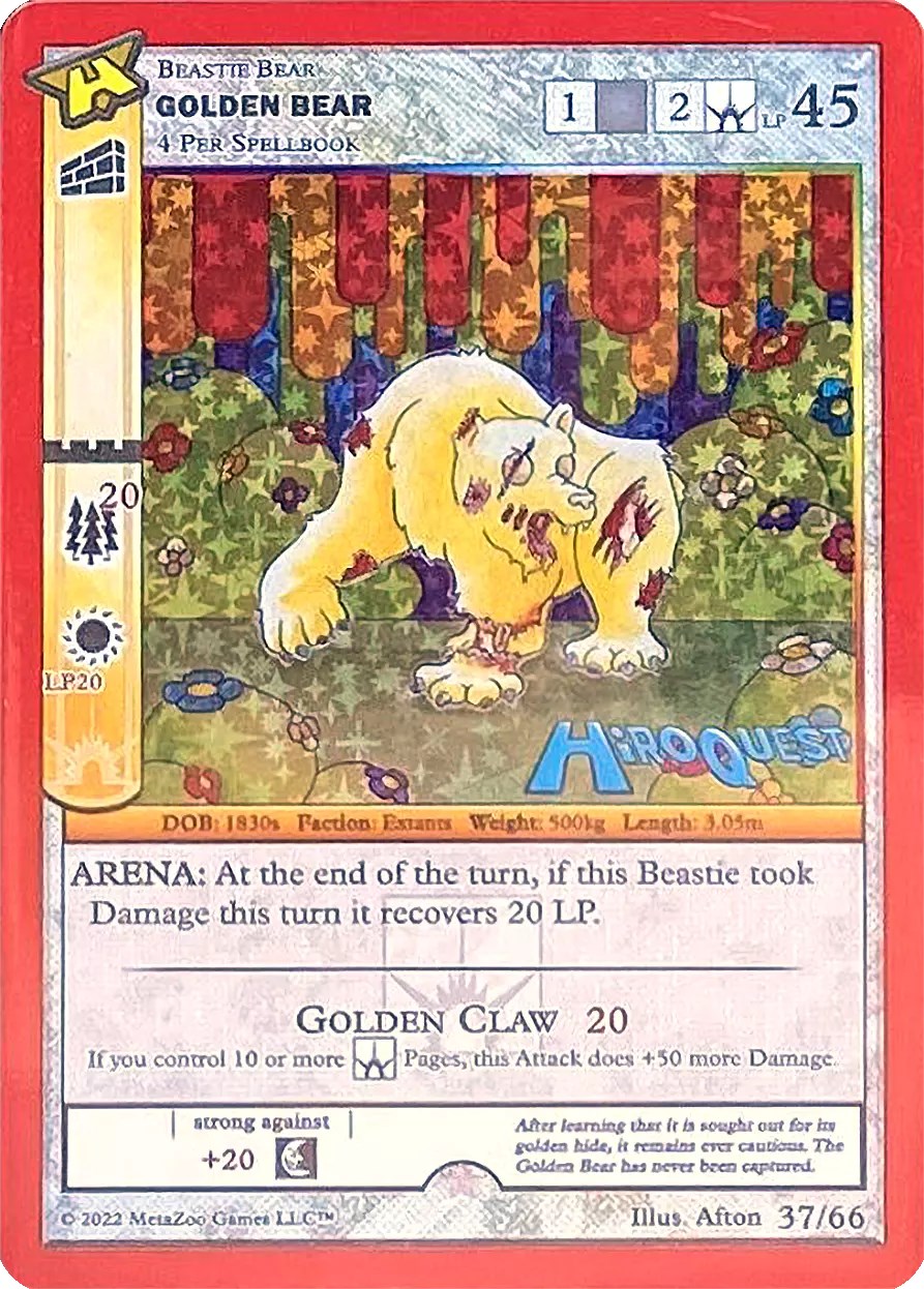 Golden Bear - Hiroquest Promos - MetaZoo