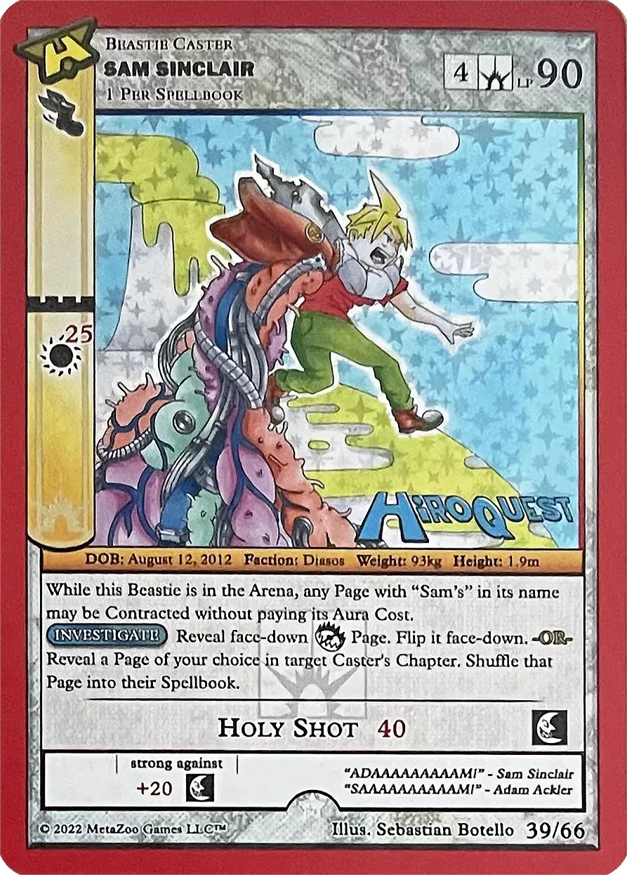 Sam Sinclair - Hiroquest Promos - MetaZoo