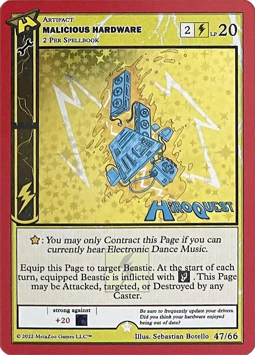 Malicious Hardware - Hiroquest Promos - MetaZoo