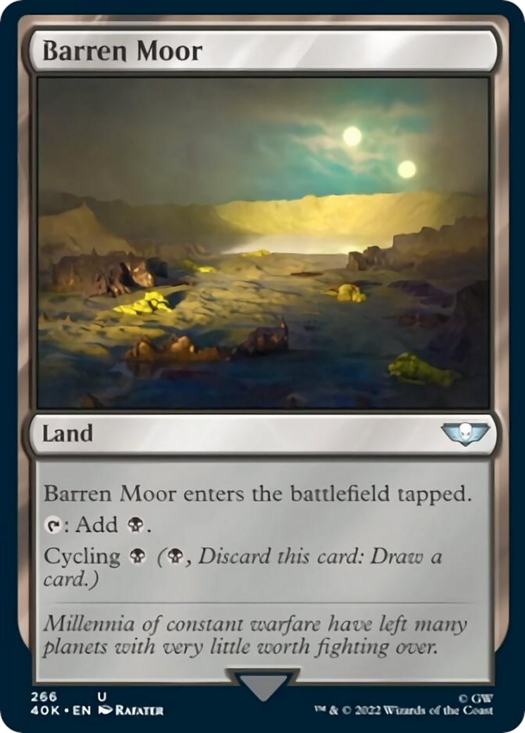 Barren Moor (Surge Foil) - Universes Beyond: Warhammer 40,000 - Magic ...