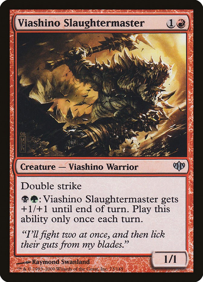 Viashino Slaughtermaster - Conflux - Magic: The Gathering