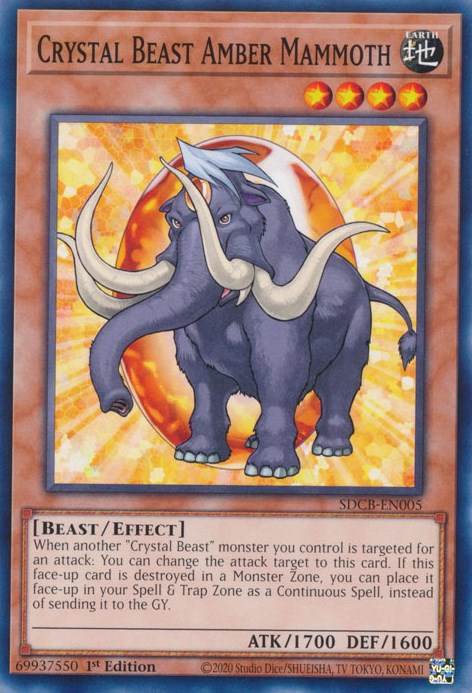 Crystal Beast Amber Mammoth - Structure Deck: Legend of the Crystal ...