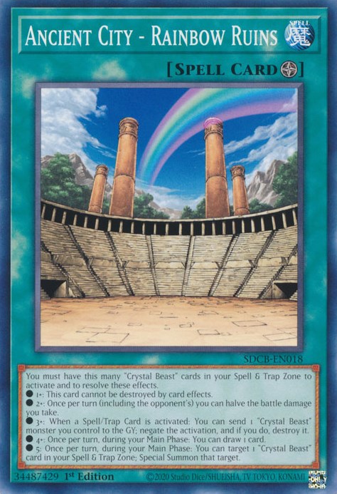 Ancient City - Rainbow Ruins - Structure Deck: Legend of the Crystal ...