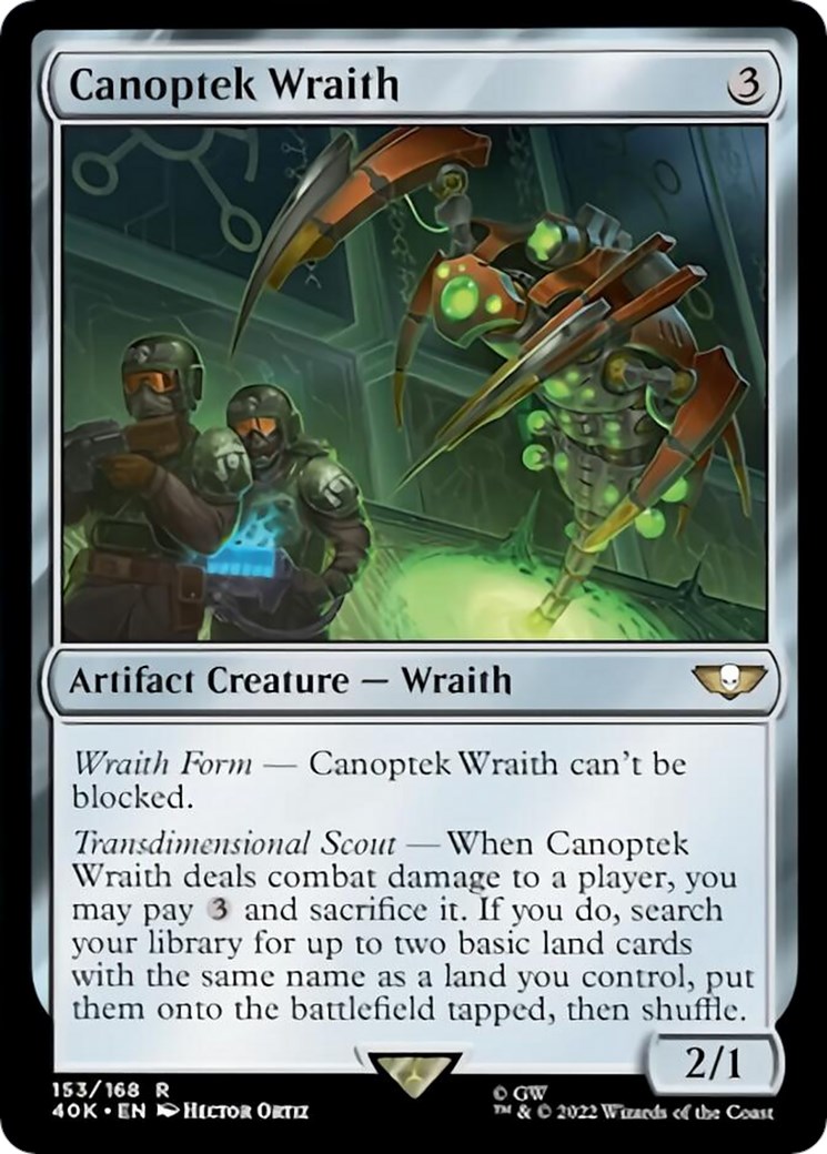 Canoptek Wraith - Universes Beyond: Warhammer 40,000 - Magic: The Gathering